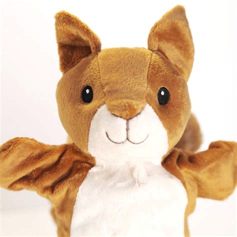 Hand Puppet Squirrel Soft Toy Loula And Deer