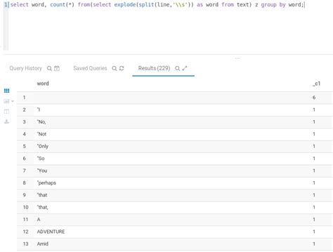 Lets Refresh Word Count In Hive