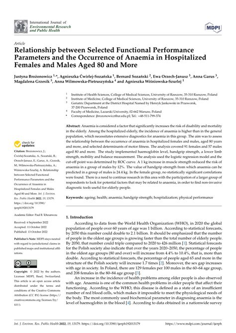 pdf relationship between selected functional performance parameters