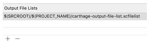 carthageでinput file listsにxcfilelistを渡す利点と方法 もちゅろぐ