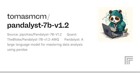 Tomasmcm Pandalyst B V Run With An Api On Replicate