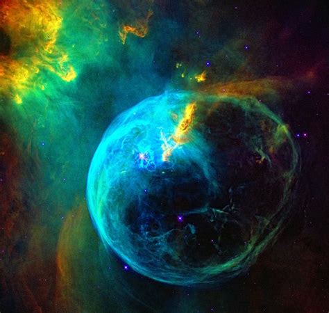 Hubbles 26th Birthday Image Of The Bubble Nebula Variant Nebula