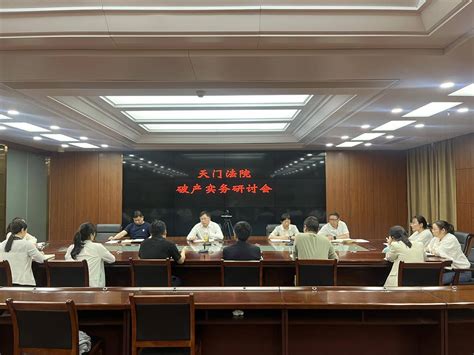 天门法院召开破产实务研讨会 审判 工作 案件