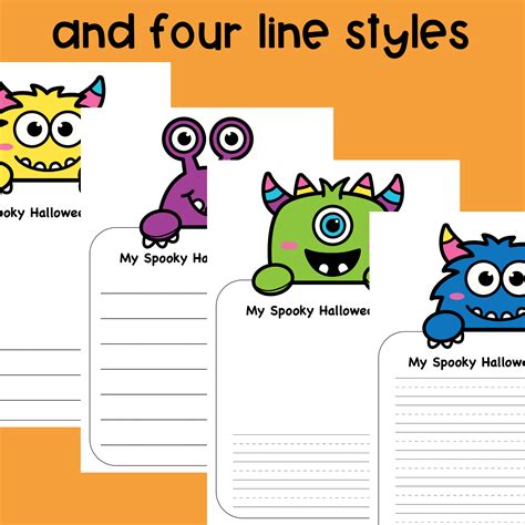 Mash 1st 2nd Class My Spooky Halloween Writing Activity