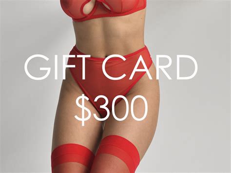 Sexy Valentines T Certificate Voucher Card 300 Usd Present For Her