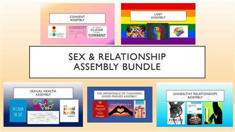 Sex Relationships Assembly Bundle Teaching Resources