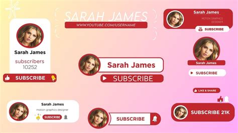 Custom YouTube Subscribe Button Animations Animated Call To Action Elements YouTube