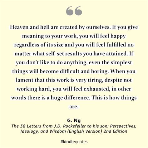 Jd Rockefeller On The Importance Of Work And Loving What You Do