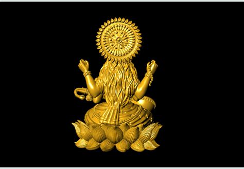 Saraswati 3d Print Model 1