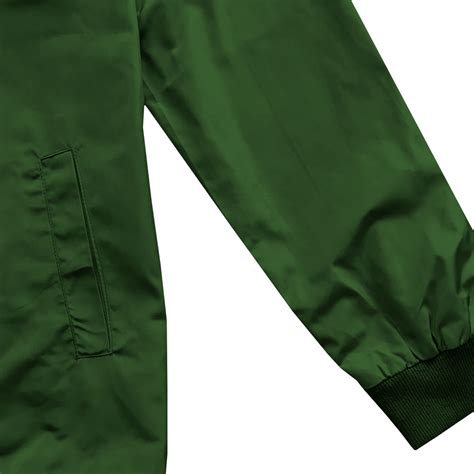 Green Mens Nylon Windbreaker Coaches Jacket By Kings Of Ny
