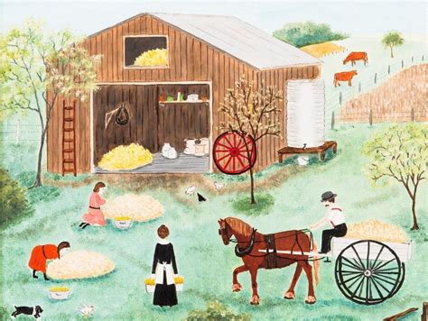 Husking Corn Oil Paintings And Acrylics Art