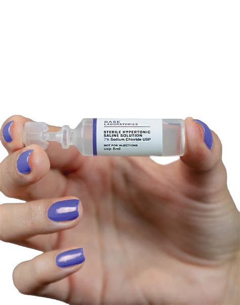 7 Saline Solution For Nebulizer Machine 50 Saline Vials For