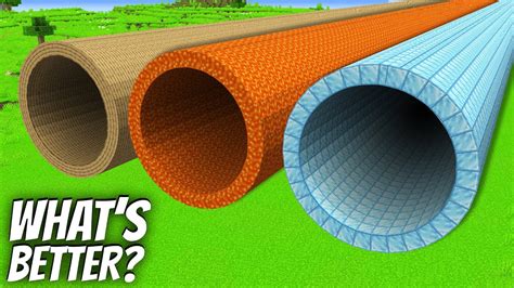 I Found A Longest Round Tunnel In Minecraft What S Inside The Lava