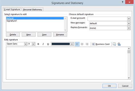 How To Modify Signature In Outlook 2016