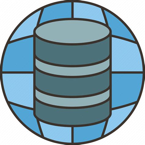 Big Data World Network Storage Icon Download On Iconfinder