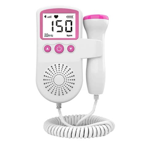 Monitor de Frequência Cardíaca do Bebê Doppler Aparelho de Ouvir Coração Shopee Brasil