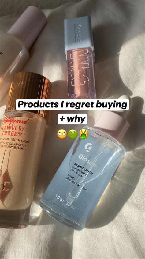 Viral Beauty Products Makeup Skincare Products I Regret Buying Glossier