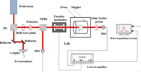 Schematic Of The Rb Vapor Density Measurement System Using Faraday Download Scientific Diagram