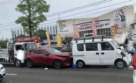 災害火災画像速報ニュース2 On Twitter 【現場の様子】交通情報 国道286号 仙台市太白区西多賀ベガスベガス付近 救急車多数