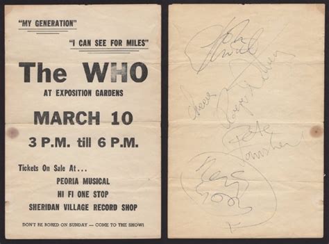 The Who Signed Odds Sods Album Gatefold The Autograph Source