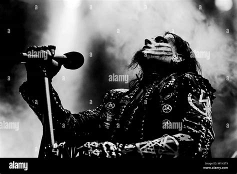 The Norwegian Symphonic Black Metal Band Dimmu Borgir Performs Live At
