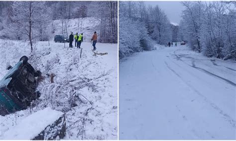 FOTO Accident cu trei răniți provocat de un șofer din Alba Un