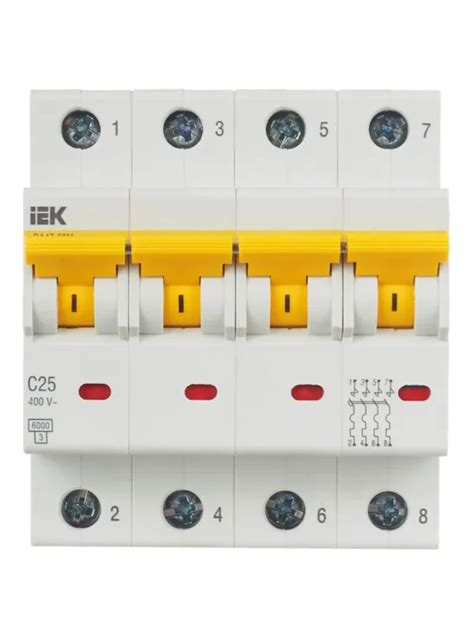 MCB IEK KARAT 60M 4P 25A 6KA TYPE C Đại Lý Ủy Quyền IEK Việt Nam