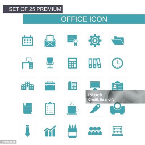 Office 圖示設置向量向量圖形及更多人圖片 人 商務 圖標集 Istock