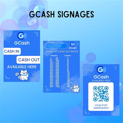 Gcash Template Transaction Slip Transaction Record Gcash Signages Etsy