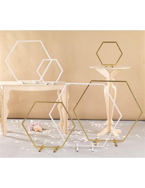 Estructura Hexagonal D100 Blanco