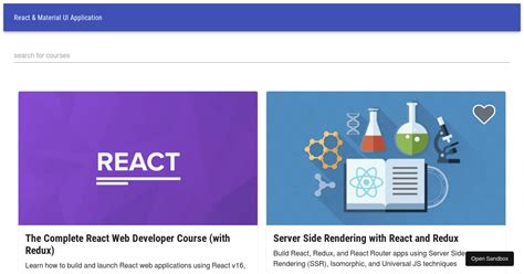 React And Material Ui Codesandbox