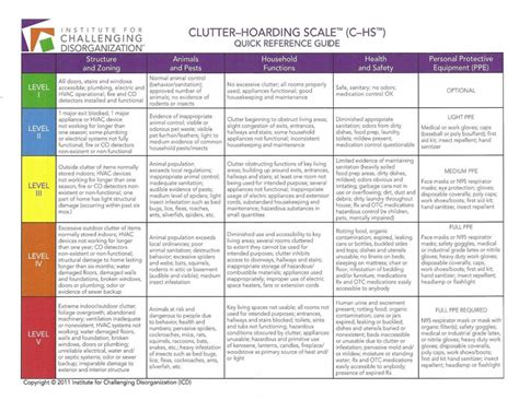 Clutter Hoarding Scale Organize This