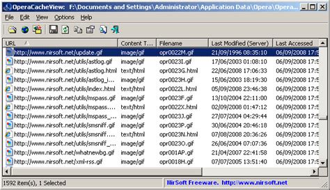 Operacacheview Cache Viewer For Opera Web Browser