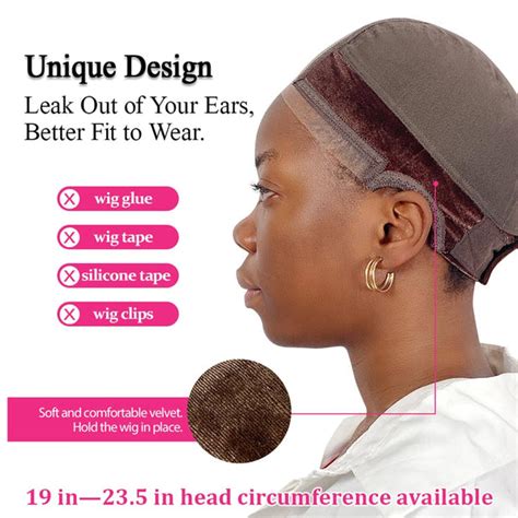 Labhairs Wig Grip Cap For Keeping Wigs In Place More Cap Wide Transpar