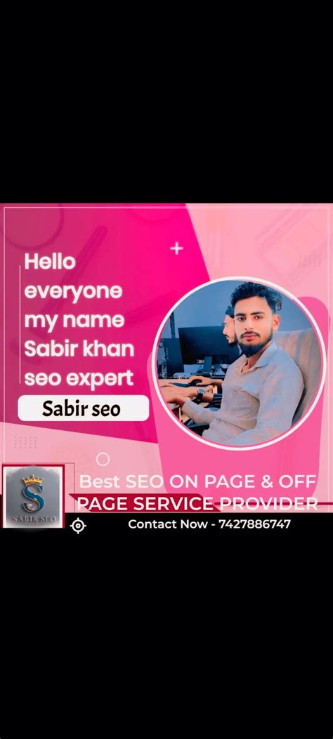 Sabir Khan Seo India On Linkedin Hy Everyone My Name Is Sabir Khan Seo Off Page Expert My Work