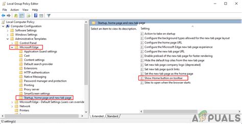 How To Add Or Remove Home Button On Toolbar In Microsoft Edge