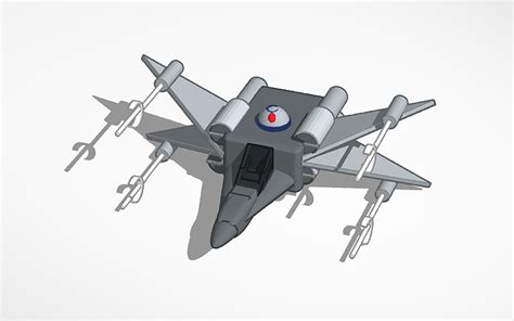 3d Design X Wing Tinkercad