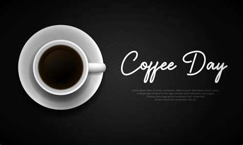 Celebration International Coffee Day Design Background Vector 11139681