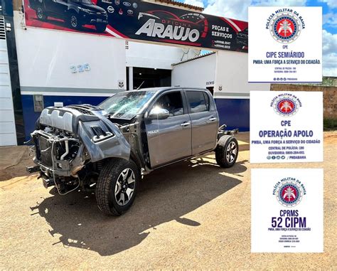 Carro Roubado Em Camaçari é Encontrado Em Desmanche No Interior Bahia
