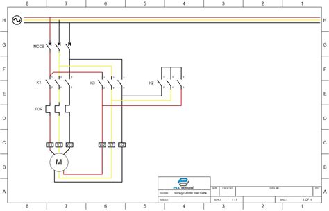 Wiring Diagram Rangkaian Star Delta