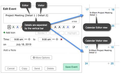 how can i hide details in my event keepandshare support support portal