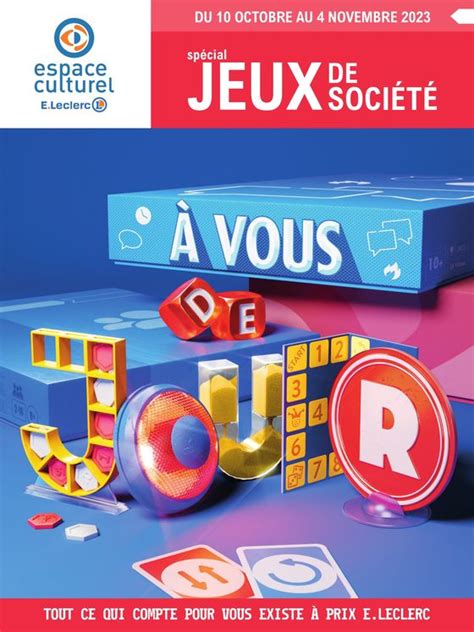 Catalogue E Leclerc Espace Culturel Semaine Du 29 07 2024 Au 04 08 2024