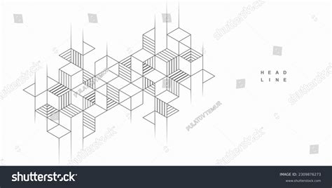 Abstract Geometric Technological Background Vector Creative Stock Vector Royalty Free