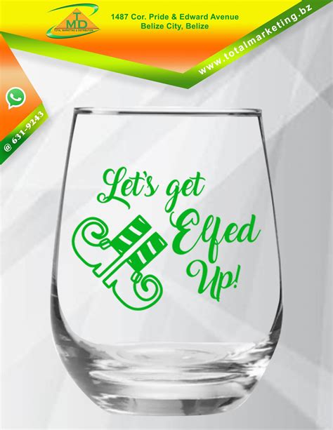 Tmd Merry Stemless Wine Glass Collection Total Marketing And Distribution