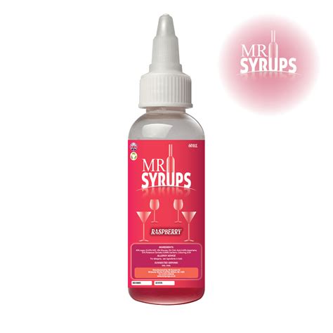 Raspberry Flavoured Drink Syrup 60ml Mr Syrups