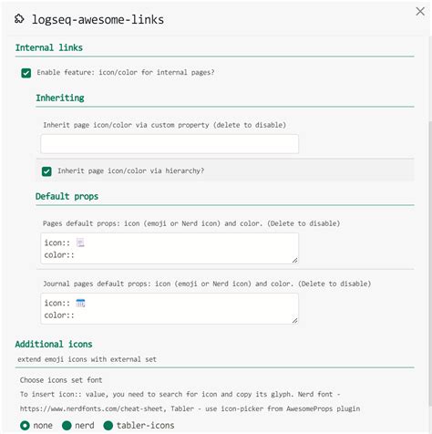 the icon of page in namespace didn t appear in left sidebar · issue 39
