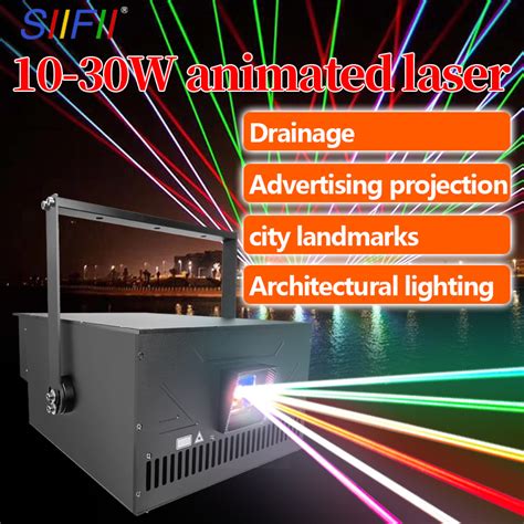 30w Stage Christmas Outdoor Laser Light With Program Laser Light Show