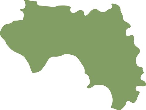 Doodle Freehand Drawing Of Guinea Map 23840936 Png