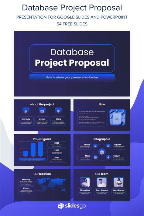 Database Project Proposal A Step By Step Guide Presentation Design