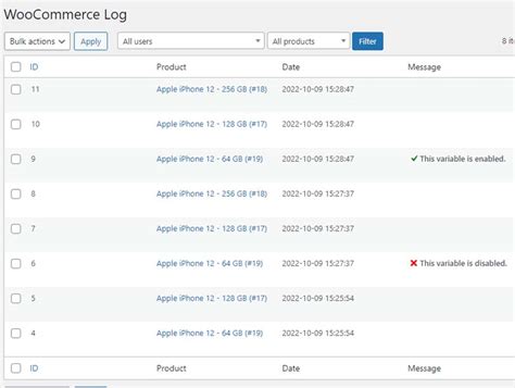 WooCommerce Activity Log Plugin Track Product Changes